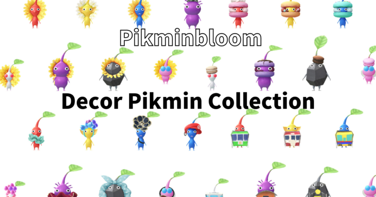 《Pikmin Bloom》Decor Pikmin collection | トモニログ